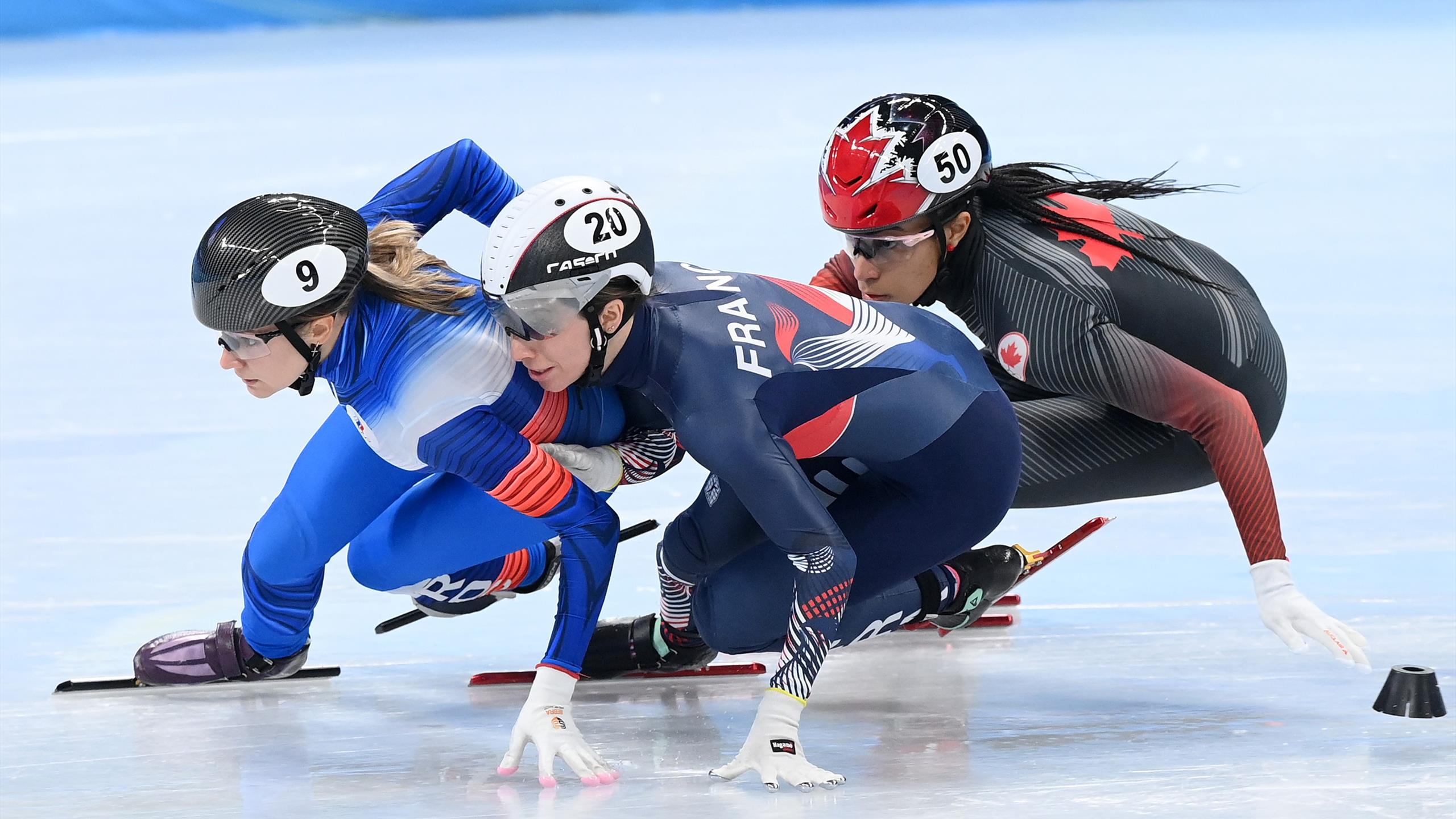 Reprise de la saison pour le short track Francais