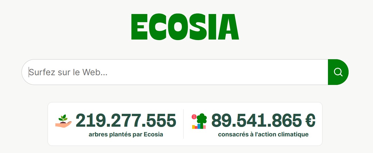 Ecosia : derrière le moteur de recherche, un véritable projet écologique